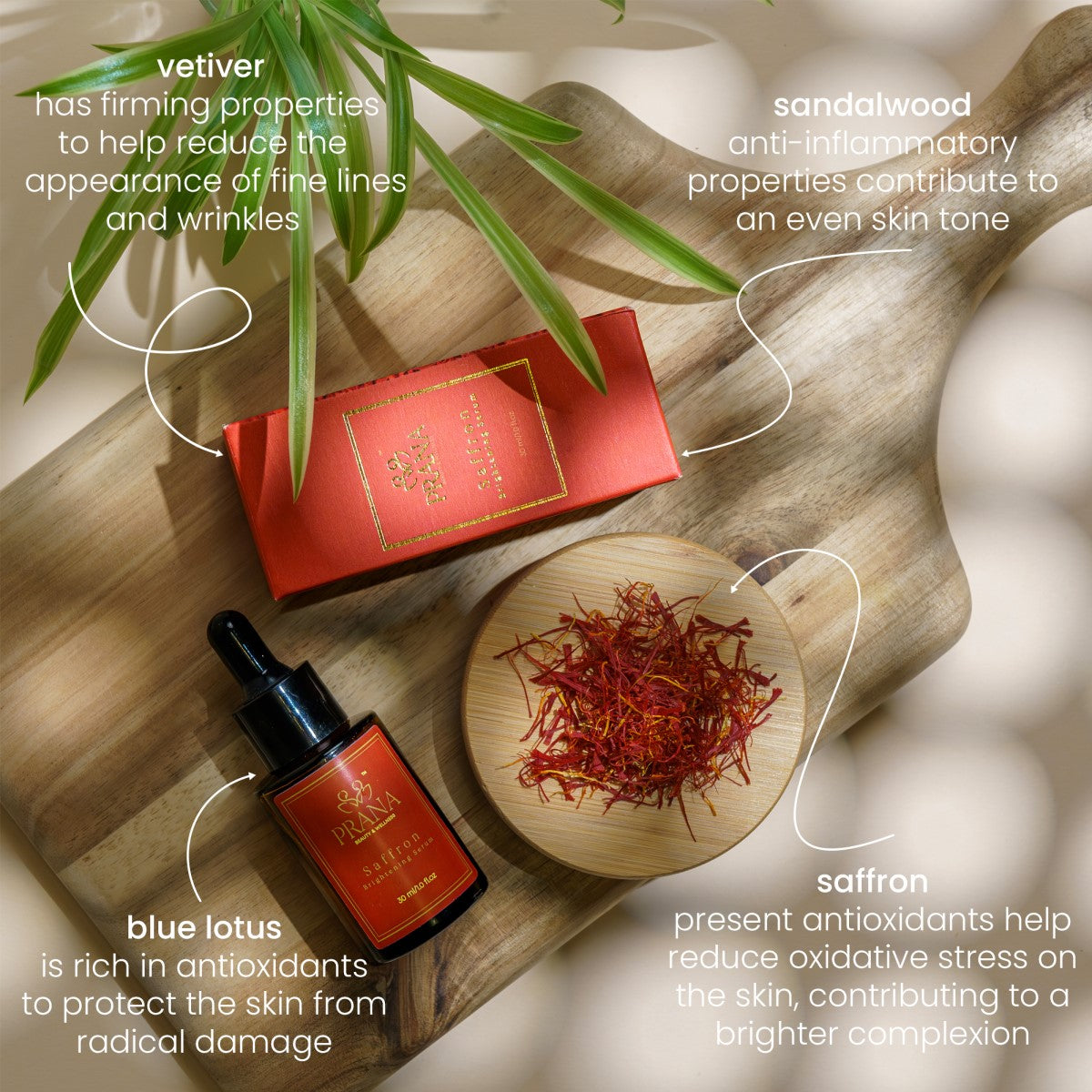 Brightening Saffron Serum | Natural Face Serum for Radiant Skin